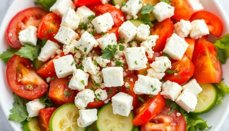 Spicy 18-Minute Mediterranean Salad: A Fast and Flavorful Lunch