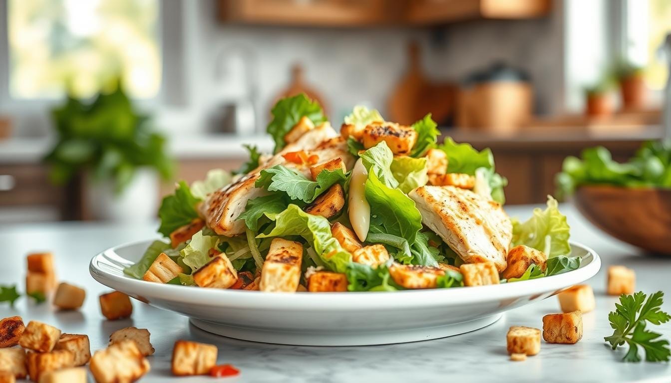 15-Minute Chicken Caesar Salad: A Quick Twist on a Classic
